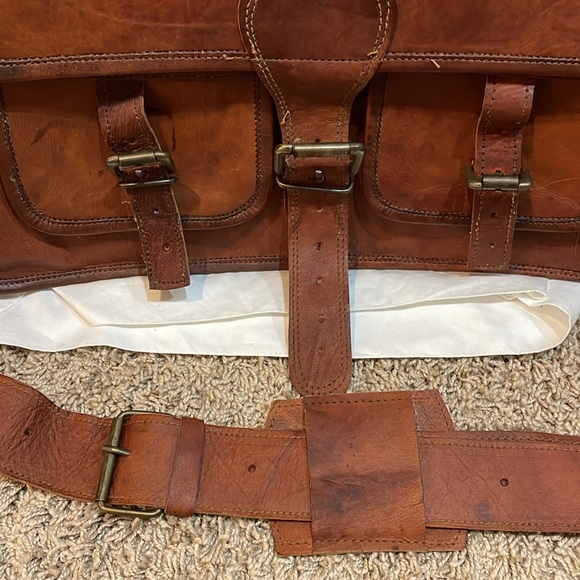 cuero | Other | Vintage Cuero Laptop Briefcase Fullgrain Leather ...